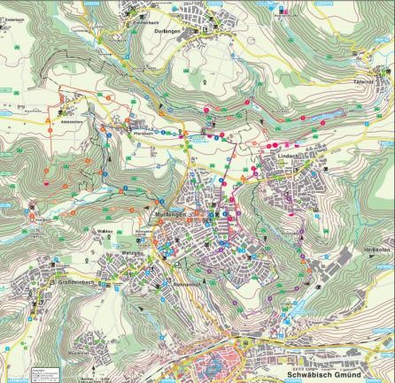 Gemeinde Mutlangen: Anfahrt & Ortsplan